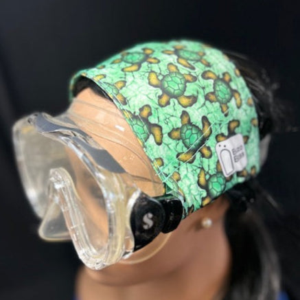 SCUBA Diving Headband | BuzoBand - Green Turtles – buzoboss